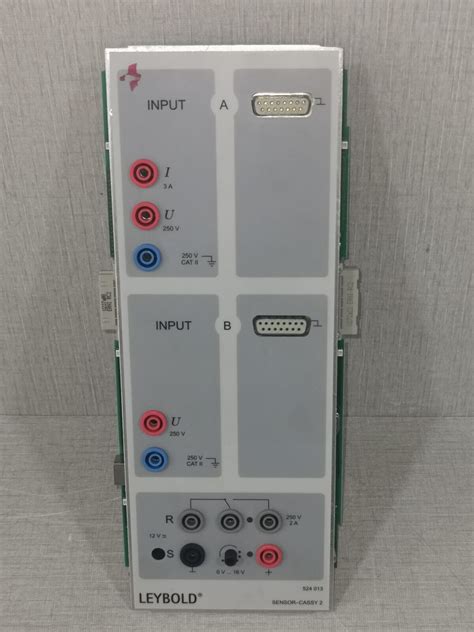 Used Leybold Didactic Gmbh 524 013 Sensor Cassy Orbit Surplus