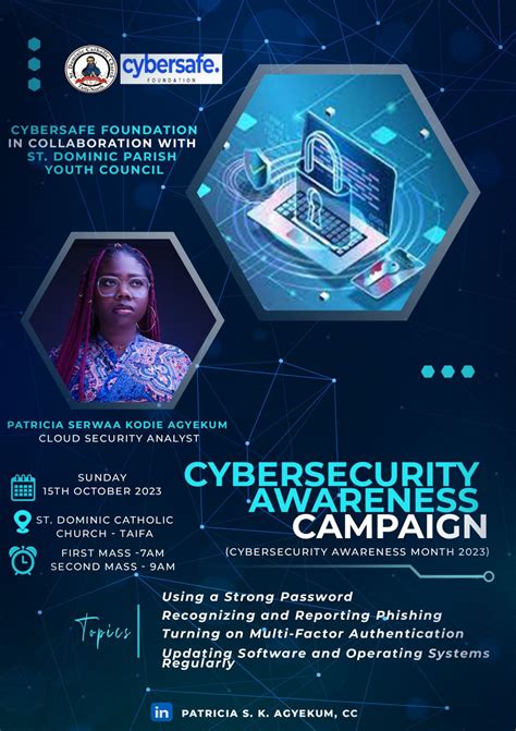 Patricia Serwaa K Agyekum Cc On Linkedin Sunday 15th Cybersecurity Awareness Campaign
