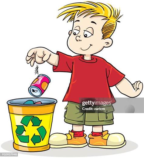 Throwing Garbage In The River Drawing