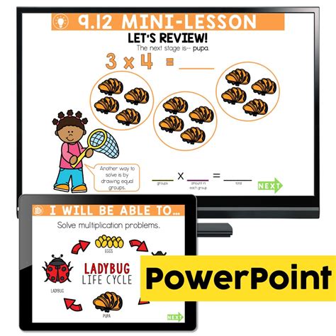 Lucky To Learn Math Lesson Multiplication Teaching Slides