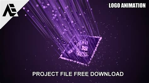 After Effects Tutorial Particle Logo Animation Free Project YouTube