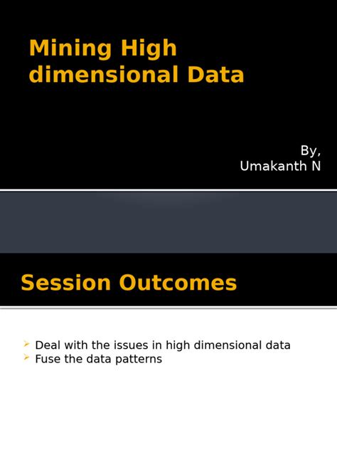 5 mining high dimensional data pdf bioinformatics mathematical