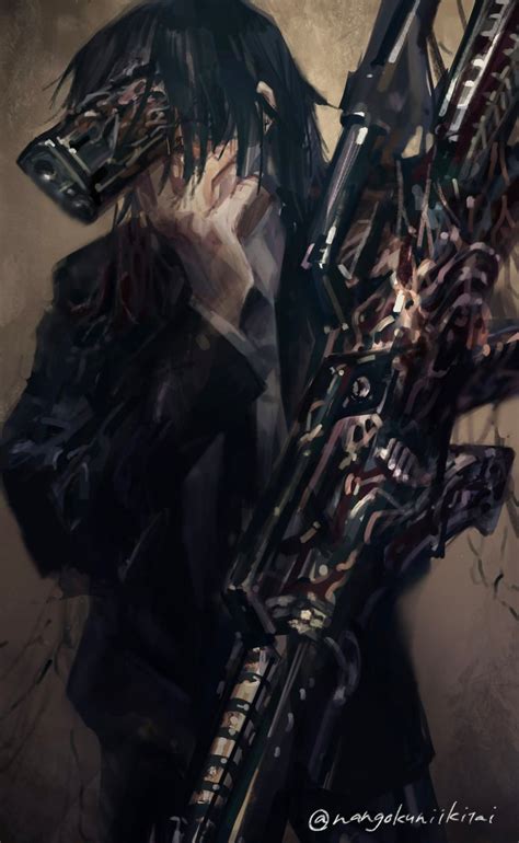 Hayakawa Aki And Gun Devil Chainsaw Man Drawn By Nangokuniikitai