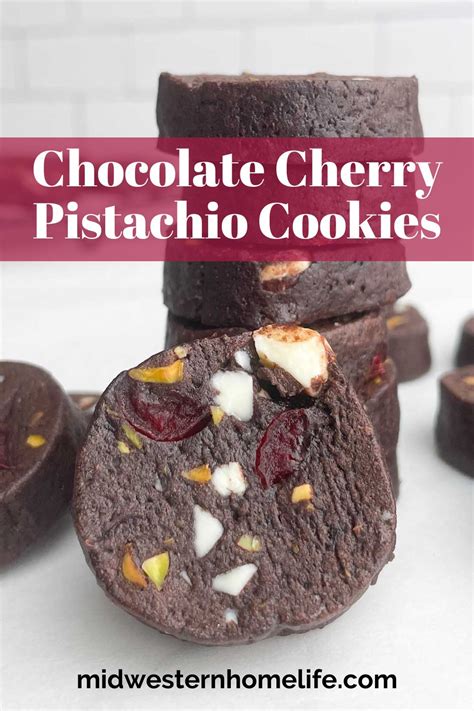 Chocolate Maraschino Cherry Cookies Slice And Bake Midwestern Homelife