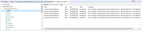 rtos msp432p401r error problem scanning pend queue referenceerror