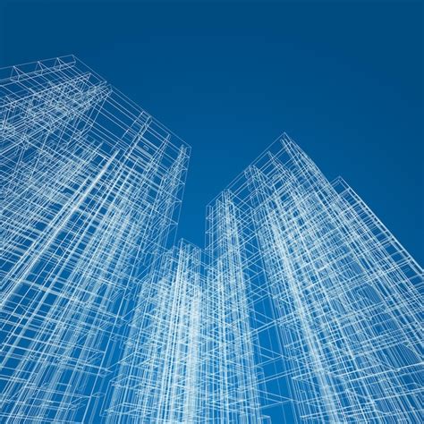 premium photo architecture abstract 3d rendering