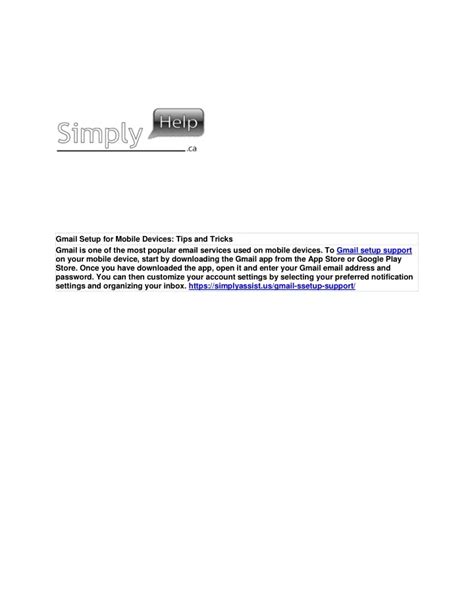 Ppt Gmail Setup For Mobile Devices Powerpoint Presentation Free Download Id 12086077