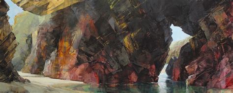 Sarah Adams Kynance Cave Study The Maas Gallery