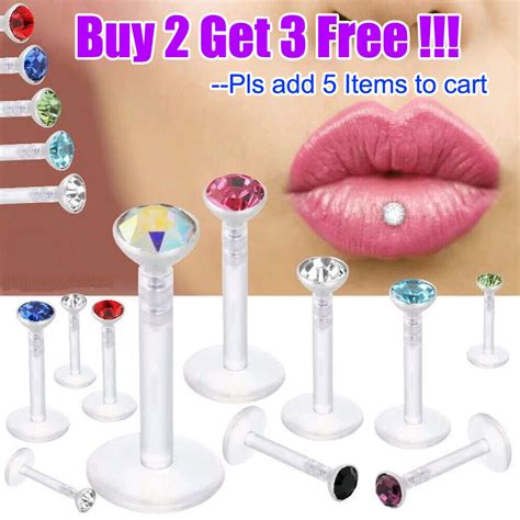 Clear Lip Jewelry Hot Sale