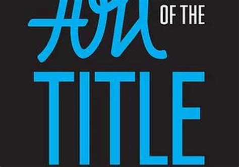 Title Website Research Art Of The Title