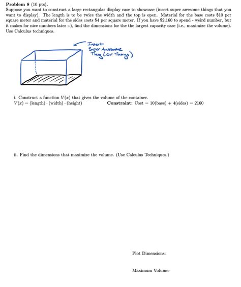 Solved Problem 8 10 Pts Suppose You Want To Construct A Chegg Com