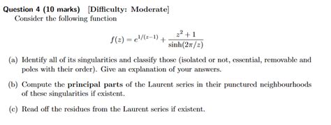 Solved Question 4 10 Marks Difficulty Moderate Consider