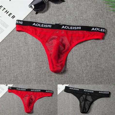 PACK DE SOUS V TEMENTS En Maille Sexy Pour Hommes Slips Taille Basse