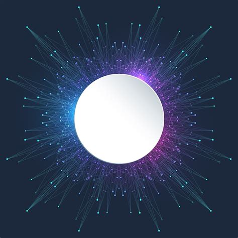 Premium Photo Quantum Computer Technology Banner Design Template