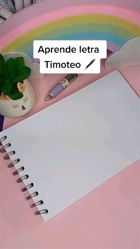 Letra Timoteo Taller Online Letratimoteo Timoteo AprendeTimoteo Manualidades Creativas