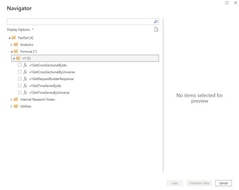 Power Query Factset Enterprise Connector Power Query Microsoft Learn