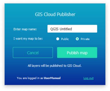 How To Publish Your Maps From QGIS To GIS Cloud GIS Cloud Learning