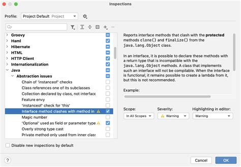 Code Inspections Intellij Idea Documentation