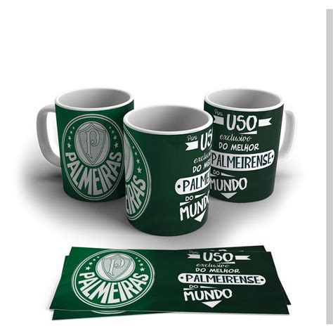 Caneca De Porcelana Personalizadas Do Time Do Palmeiras Shopee Brasil