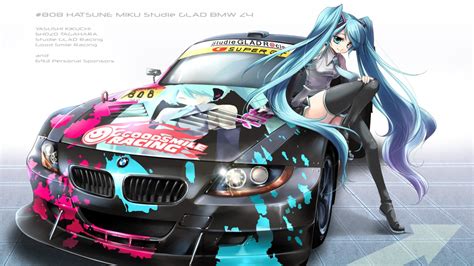 Car Anime Girl Wallpapers Wallpaper Cave