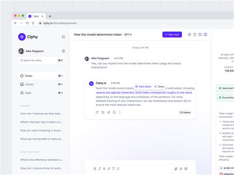 ciphy llm chats web design inspiration portfolio chat chatbot