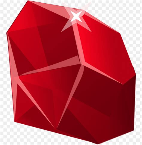 Hexagonal Ruby Stone Png Toppng