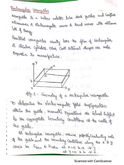Rectangular Waveguide Pdf