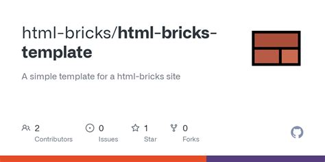 Github Html Brickshtml Bricks Template A Simple Template For A Html Bricks Site