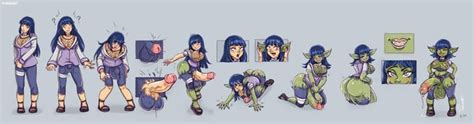 Fh Transforming Into A Shortstack Goblin Futa Puruart Rmonsterfuta