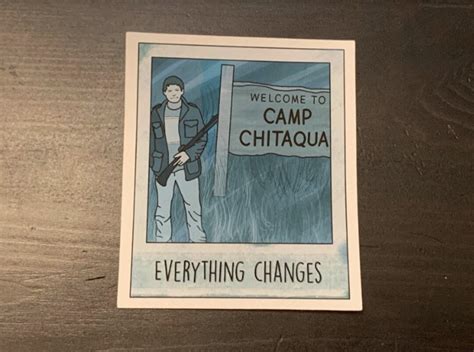 Endverse Castiel Polaroid Everything Changes Sticker Camp Chitaqua