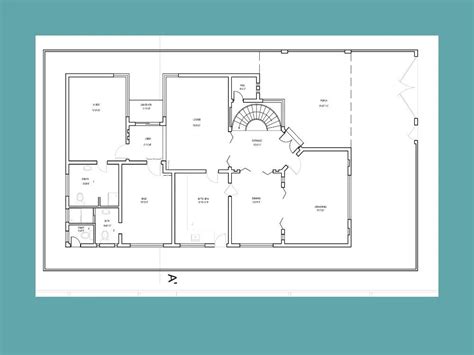 Old Archive Plan Sketch Or Blueprint Converted In Autocad Dwg File