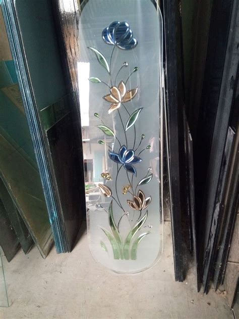 Glass Room Divider With Frosted Glass Film