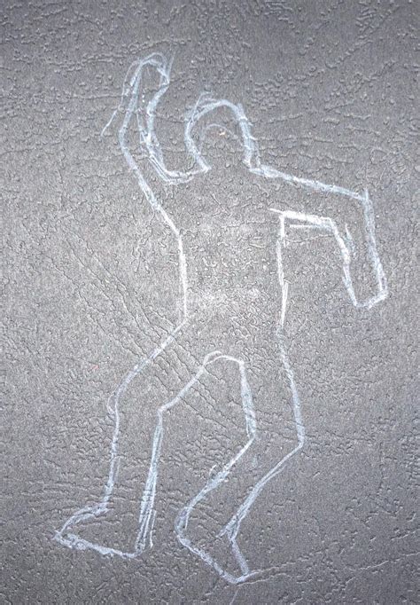 Crime Scene Chalk Outline By Titan951 On Deviantart