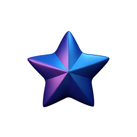 3d Floating Element Star Icon 25208815 Png