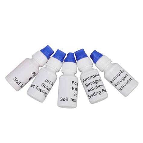 Soil PH Tester Bottles Liquid Solution PH Nitrogen Phosphorus Potassium Measuring Soil Test