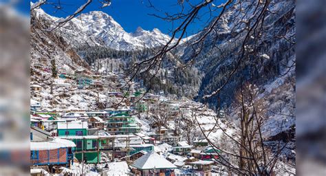 Snowfall In Mussoorie And Other Places In Uttarakhand Times Of India