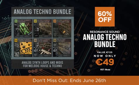 Get 60 Off Analog Techno Bundle By Resonance Sound