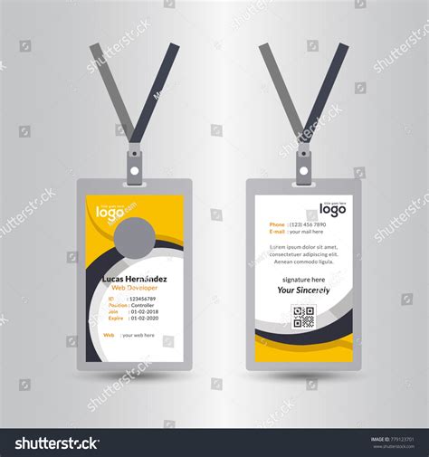 Id Card Bar Code Images Stock Photos Vectors Shutterstock
