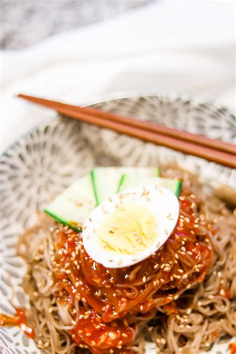 Bibim Naengmyeon Spicy Korean Buckwheat Noodles