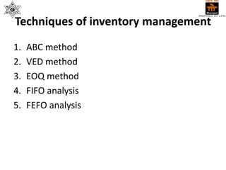 Inventory Management PPT
