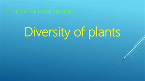 Biodiversity Mini Lesson Ppt