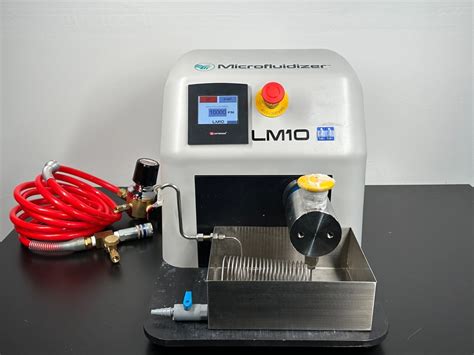 Microfluidics Microfluidizer Lm10 Lab Homogenizer