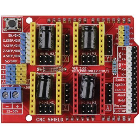 Joy It Controller Board For Arduino Uno Cnc Motor Controller Rapid Electronics
