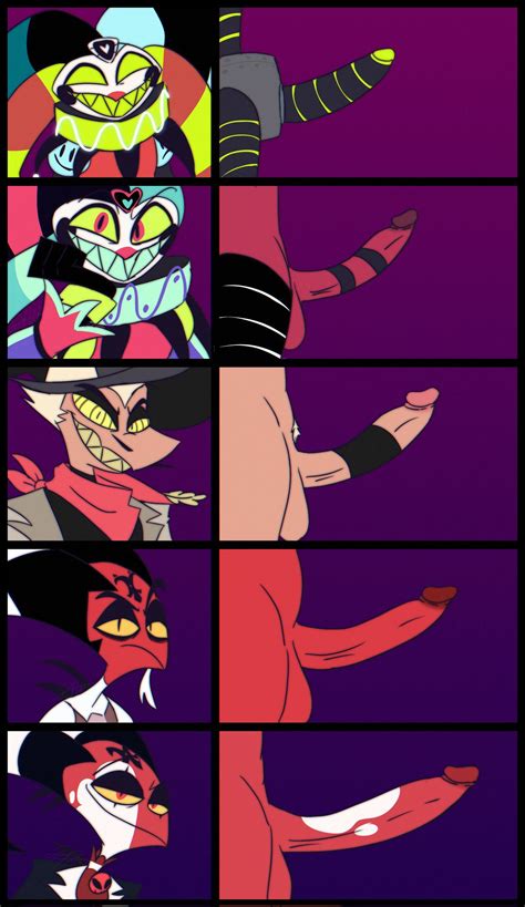 Rule 34 Blitzo Helluva Boss Cash Buckzo Dick Chart Fizzarolli Helluva Boss Helluva Boss