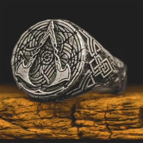 Skive Jewelry Anel Assassins Creed® Valhalla Prata