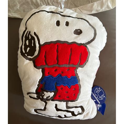 日本環球影城限定 全新 史努比 Snoopy 🐶 暖手枕 抱枕 靠墊 背墊 娃娃 布偶 軟墊 蝦皮購物