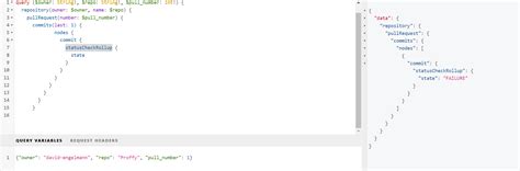Github Graphql Api `commitstatuscheckrollupstate` Is Returning As `null` · Community