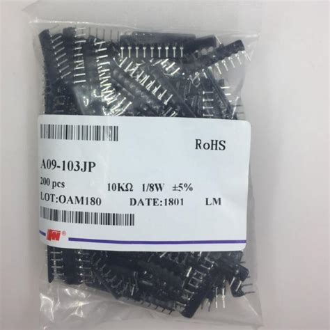 20pcs A09 103 Sip 9 A 103g 103 10k Ohm 8 Commoned Vicedeal
