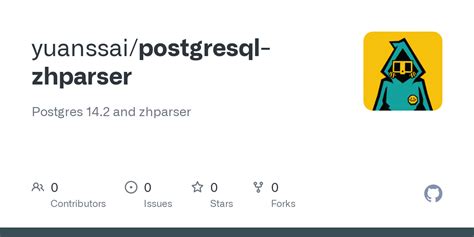 github yuanssai postgresql zhparser postgres 14 2 and zhparser