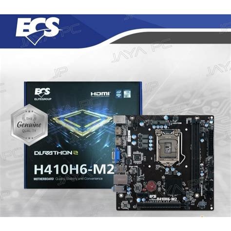 Jual Motherboard Ecs H410h6 M 2 Lga1200 H410 Ddr4 Usb3 2 Sata3 Shopee Indonesia